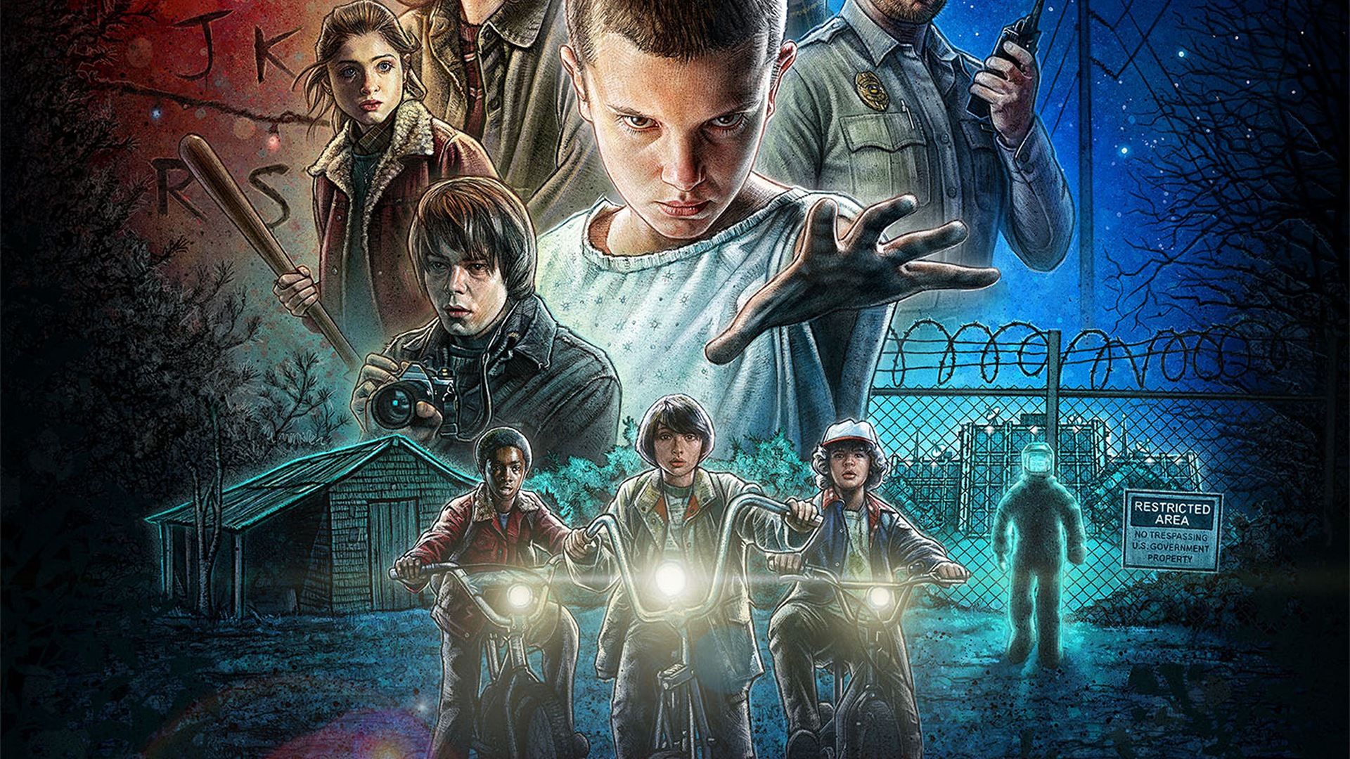 Stranger Things (2016) Serial TV 005 - Tapety na pulpit Stranger Things (2016) Serial TV 005 - Tapety na pulpit