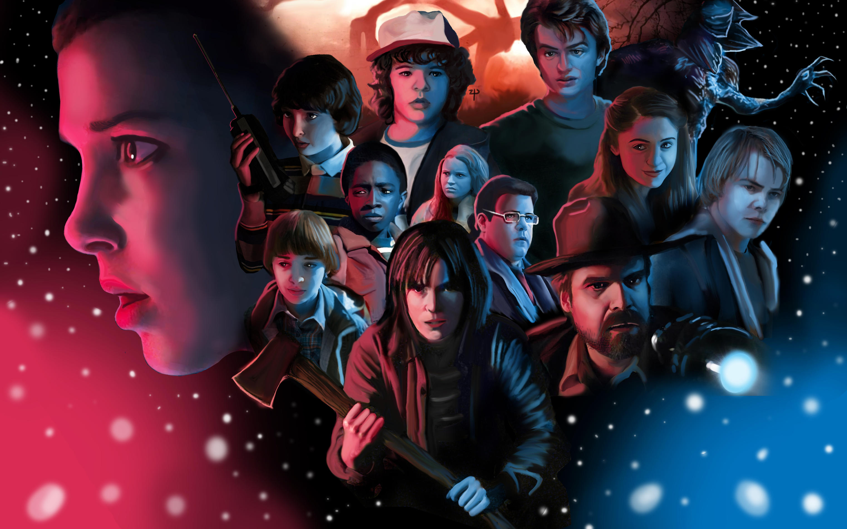 Stranger Things (2016) Serial TV 052 Sezon 3 - Tapety na pulpit Stranger Things (2016) Serial TV 052 Sezon 3 - Tapety na pulpit